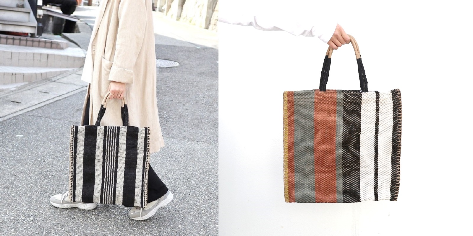 TARANGO タランゴ JUTE TOTE BAG ジュートバッグ(スクエア) – CORIETTO